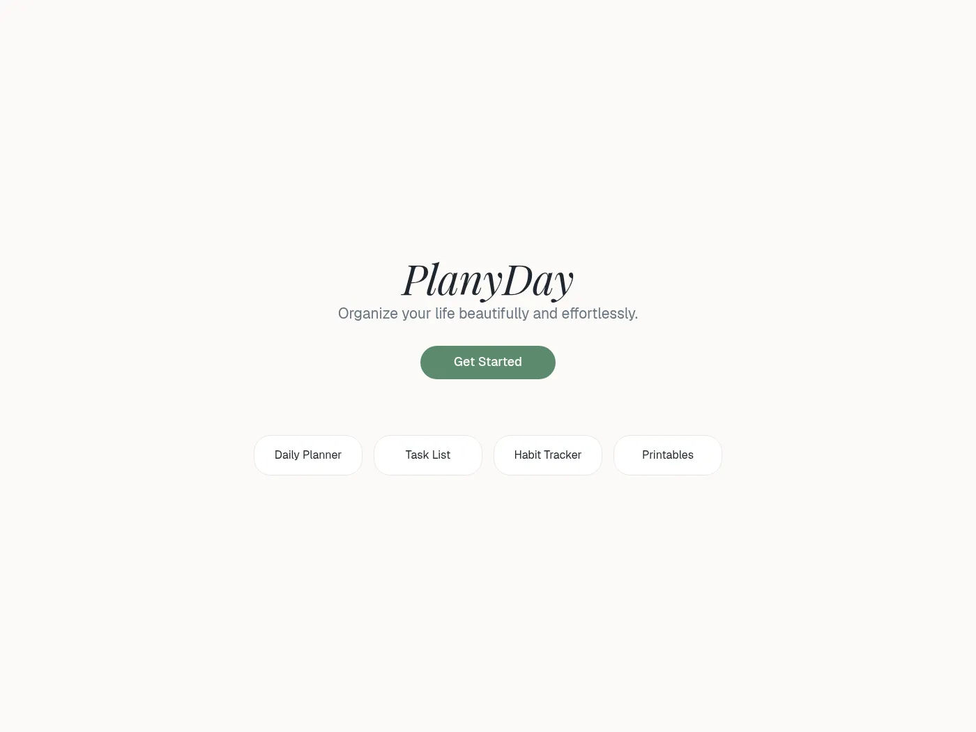 PlanyDay Dashboard