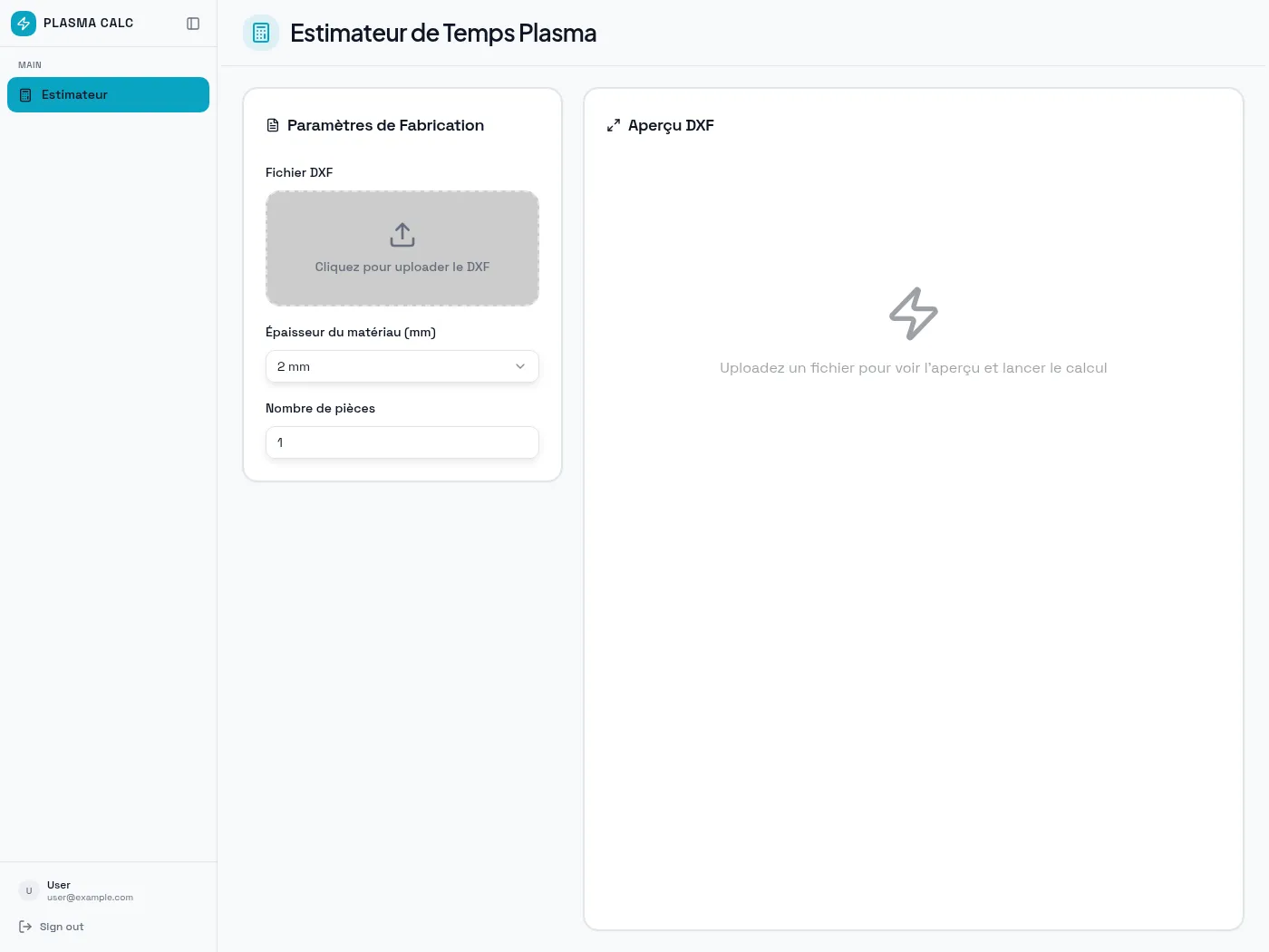 Plasma Time Estimator
