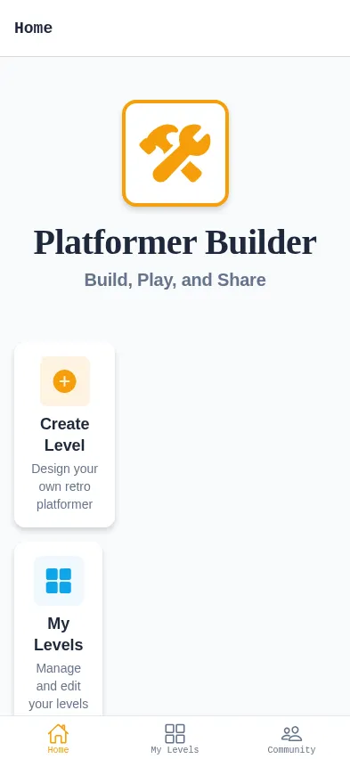 Platformer Builder