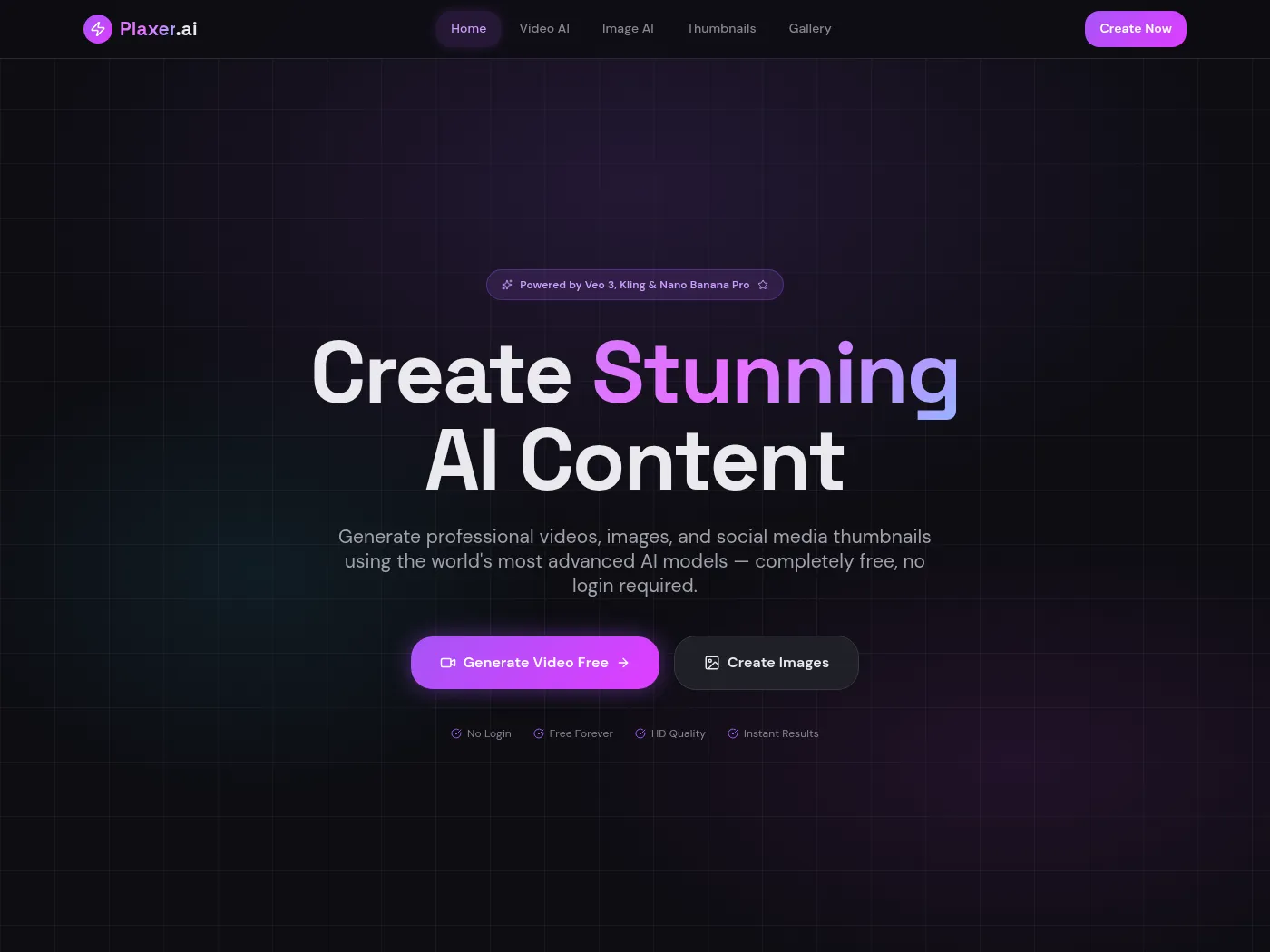 Plaxer.ai Creator Studio
