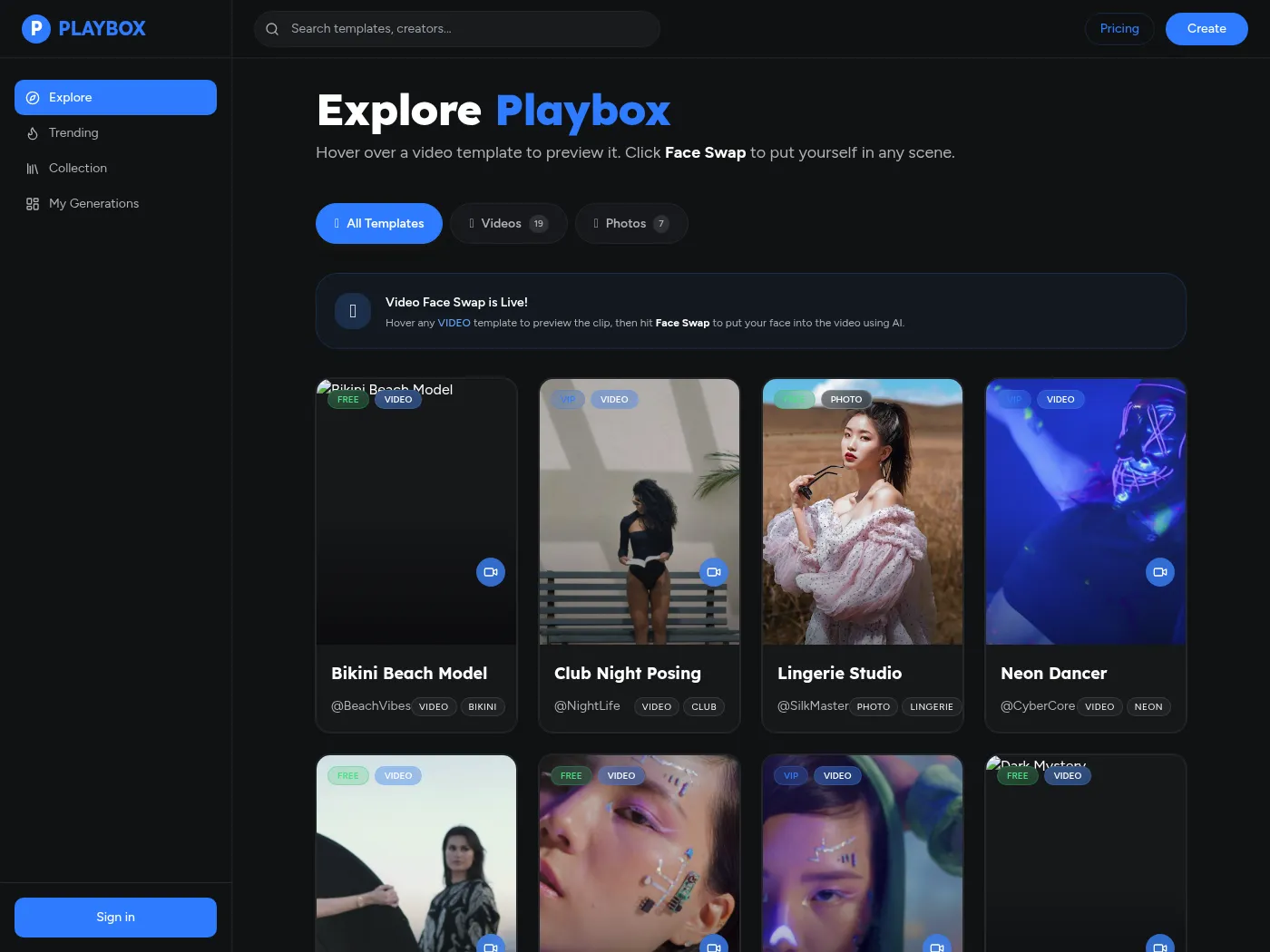 Playbox NSFW Clone