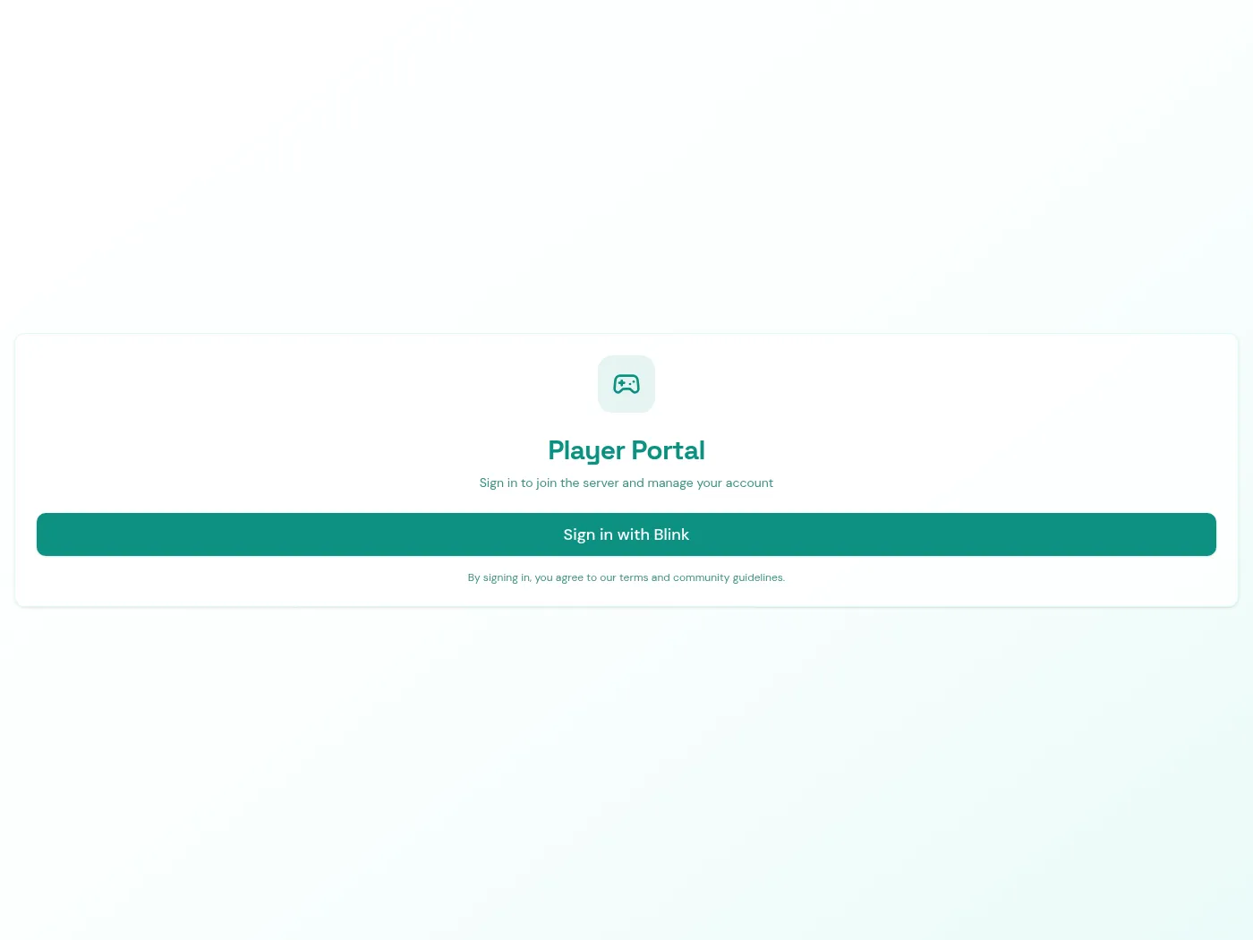 Player Signup Portal
