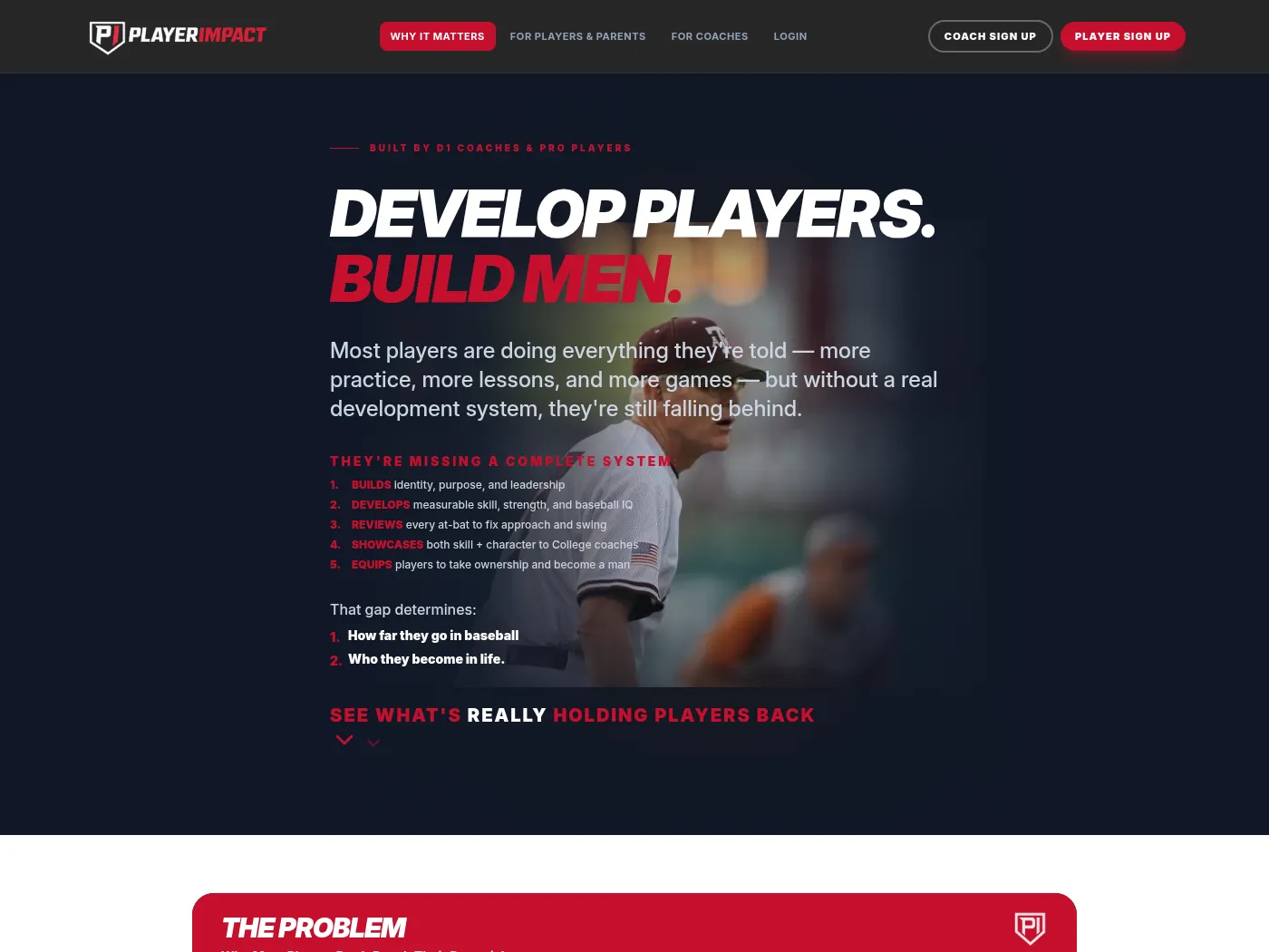 PlayerIMPACT Web MVP
