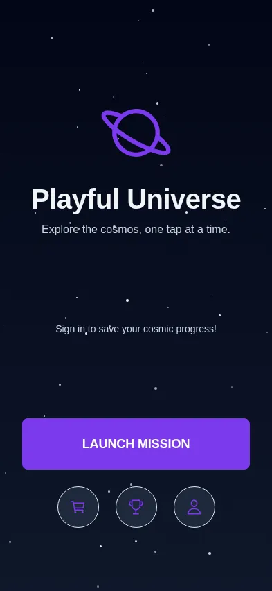 Playful Universe