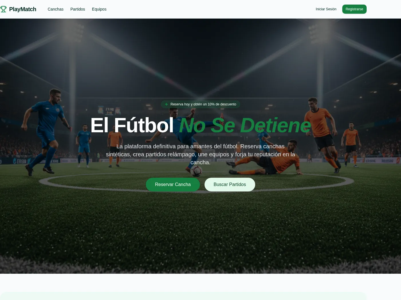 PlayMatch Booking Platform