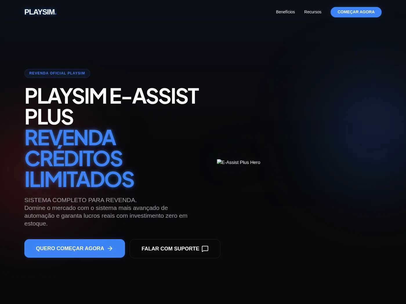 PLAYSIM E ASSIST Plus Landing