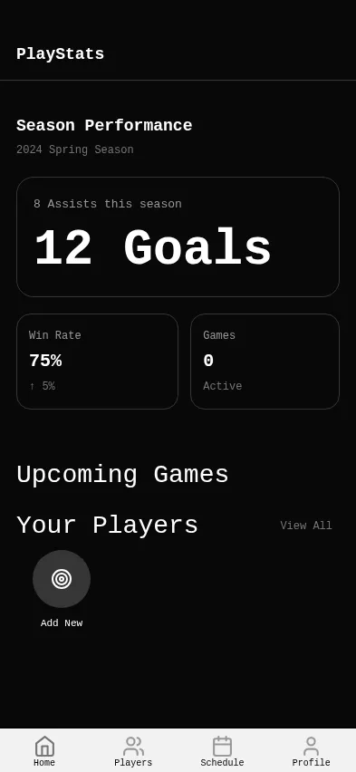 PlayStats Tracker