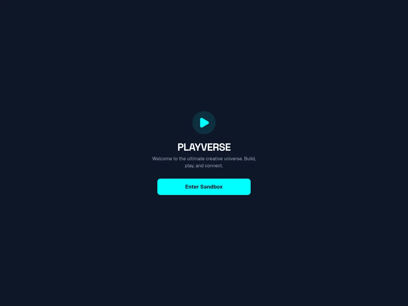 PlayVerse Sandbox