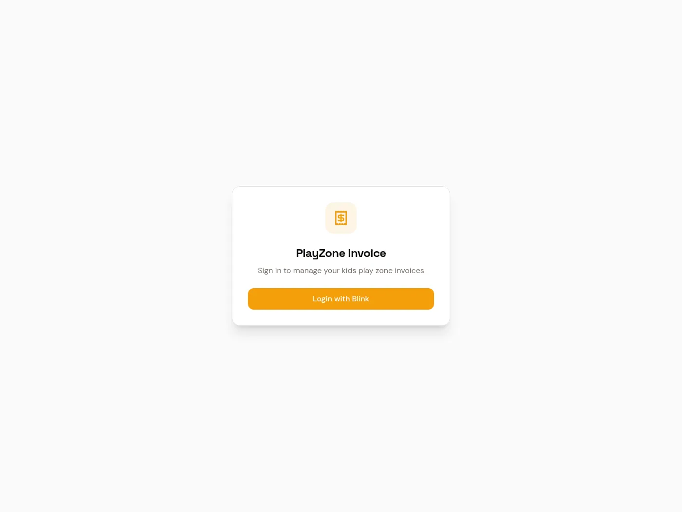 PlayZone Invoice Maker
