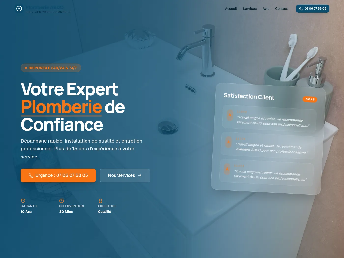 Plomberie ABDO Pro Site