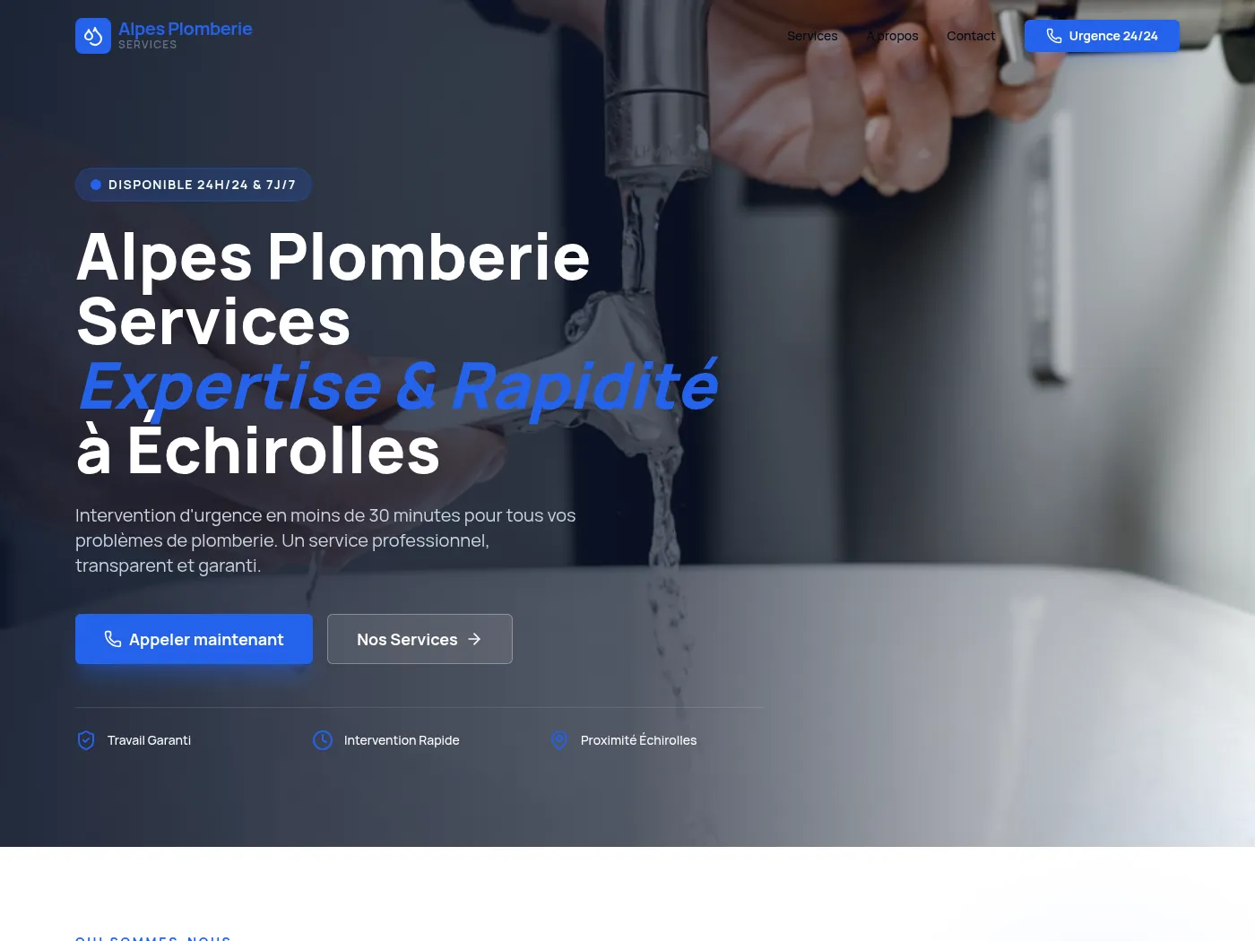 Alpes Plomberie Vitrine