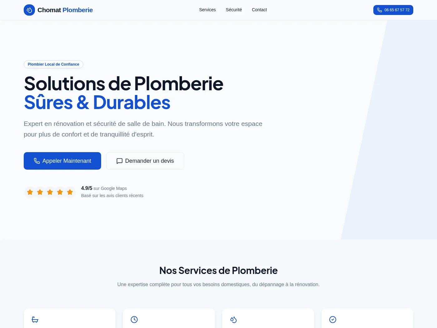 Plombier Pro Site