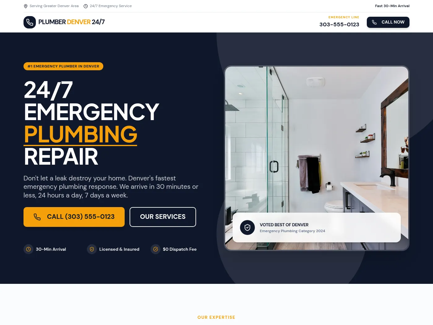 Plumber Denver 24/7