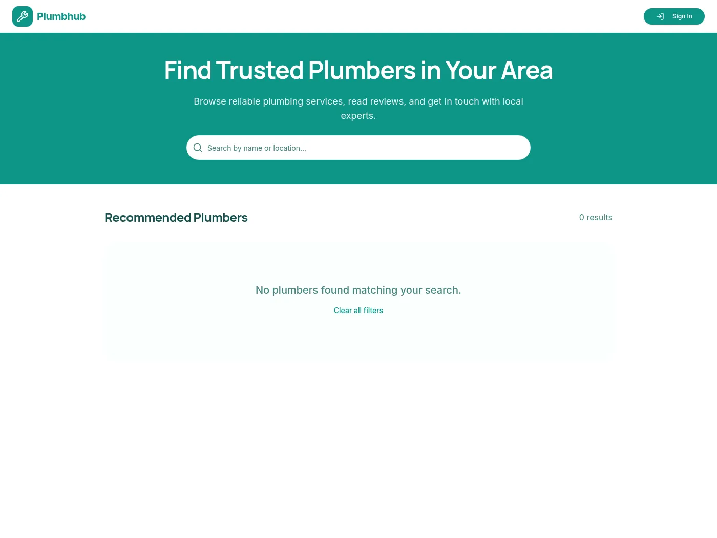 Plumbhub Directory