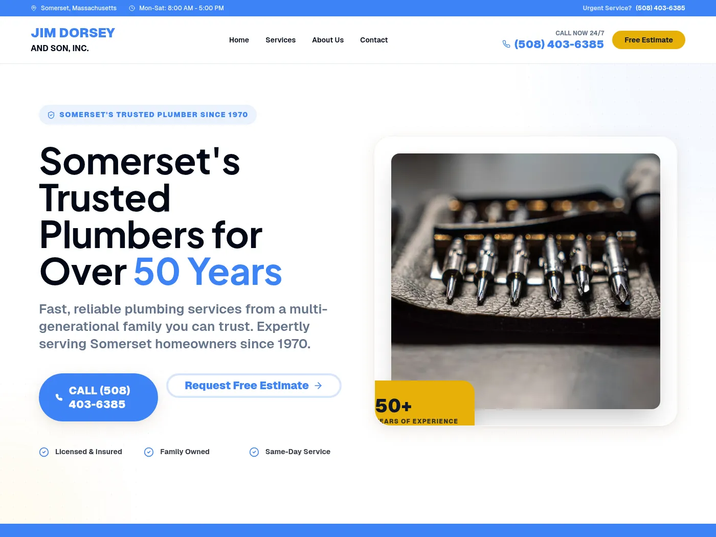 Dorsey Plumbing Web Hub