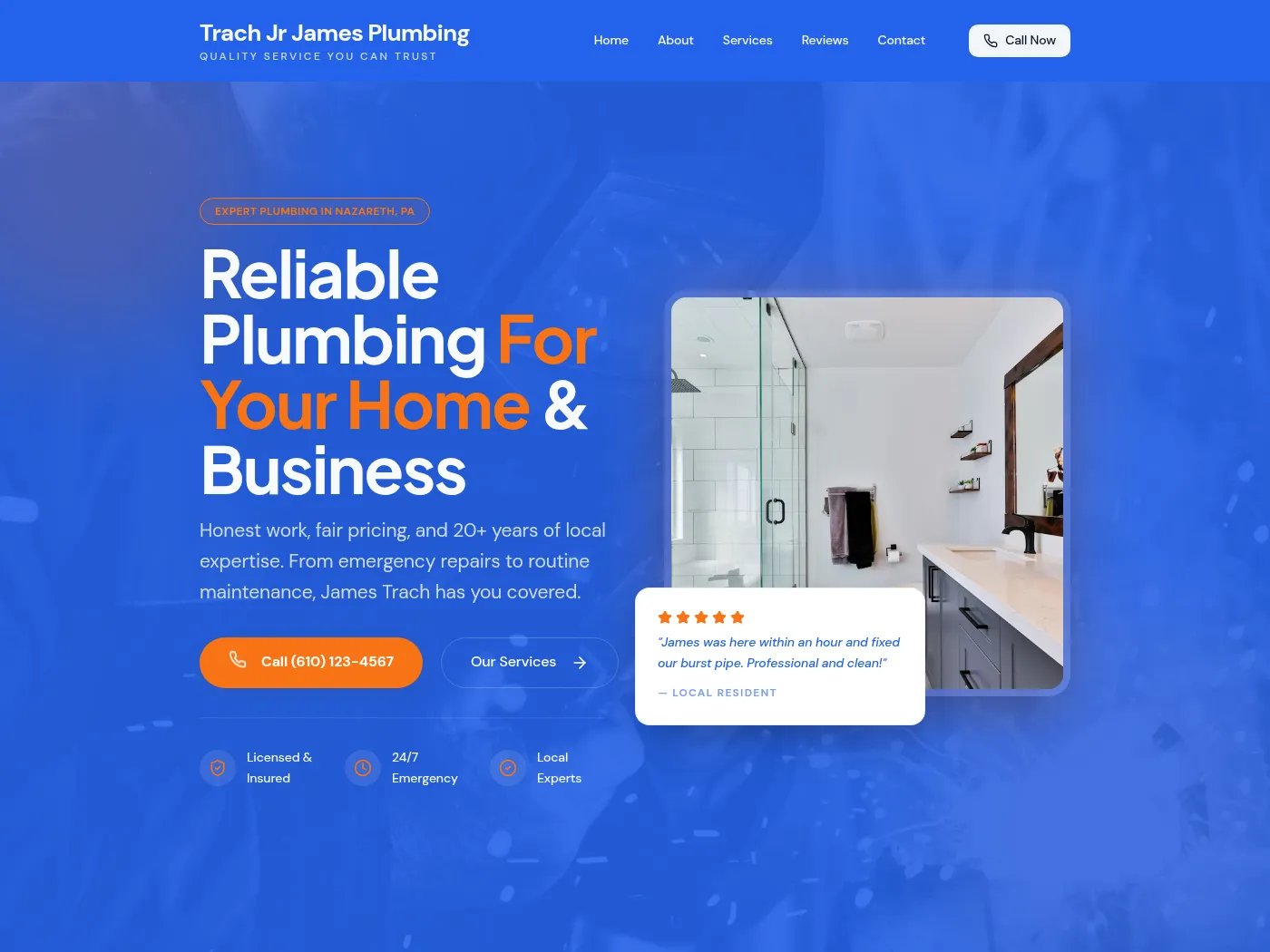 Trach Jr James Plumbing