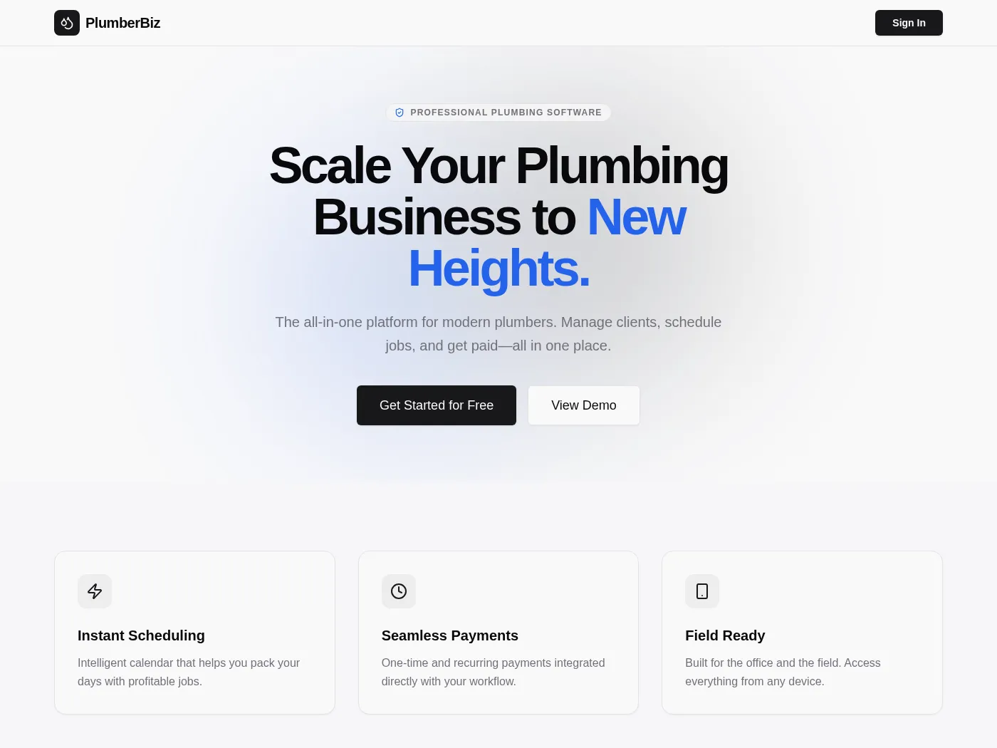 PlumberBiz Suite