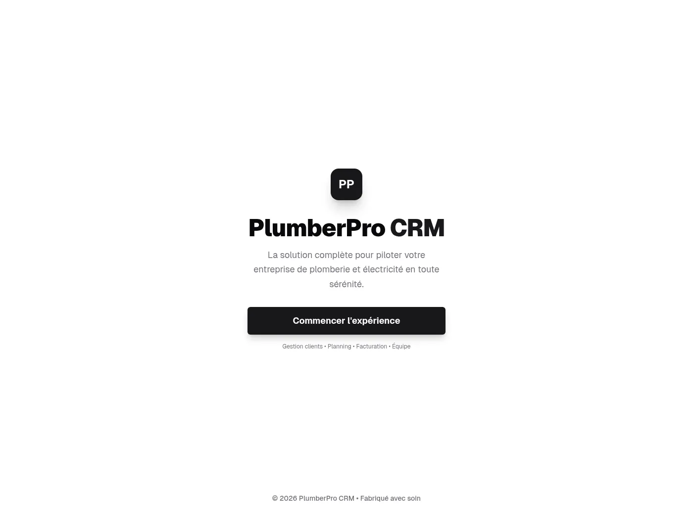 PlumberPro CRM