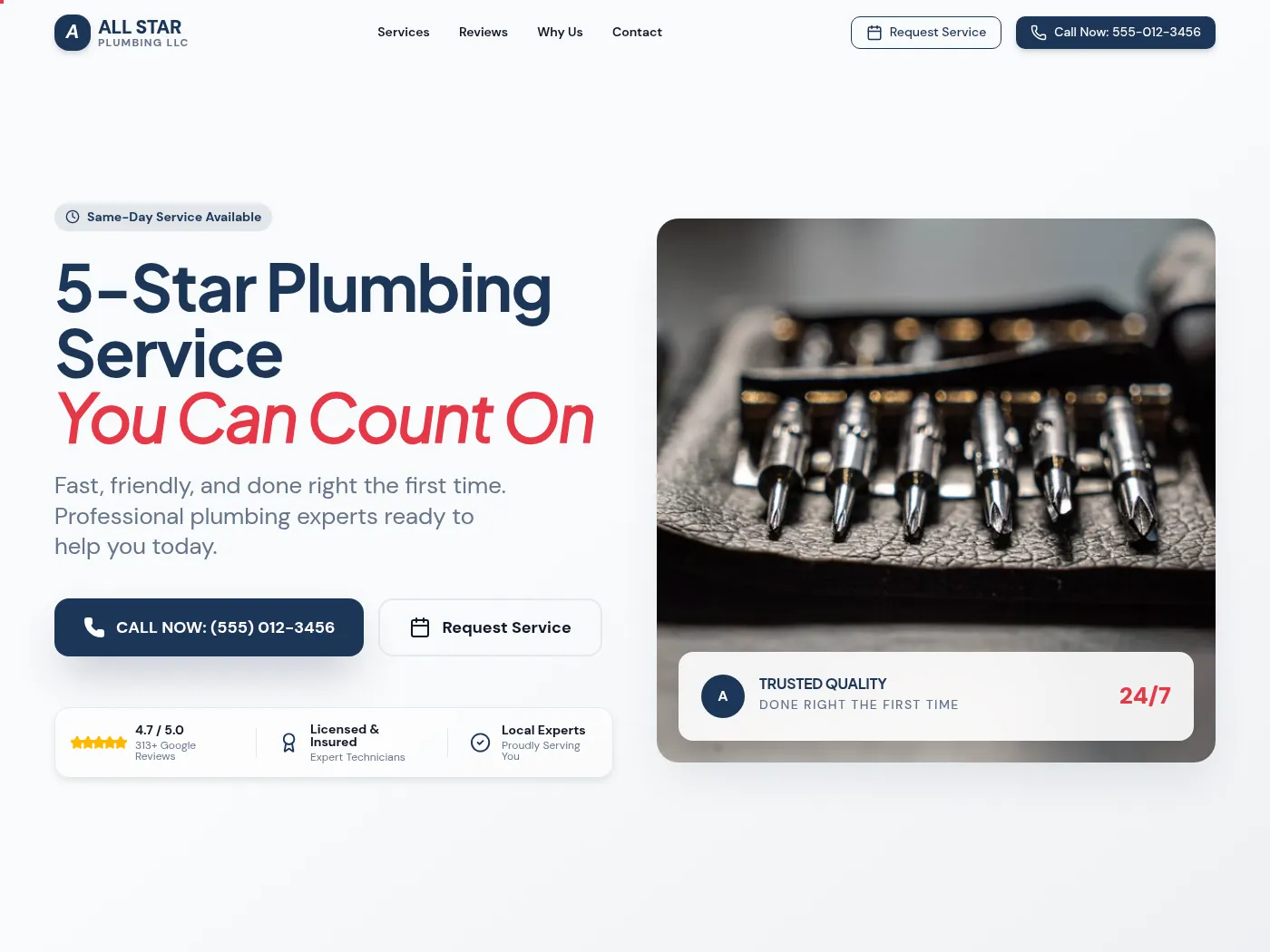 All Star Plumbing Site