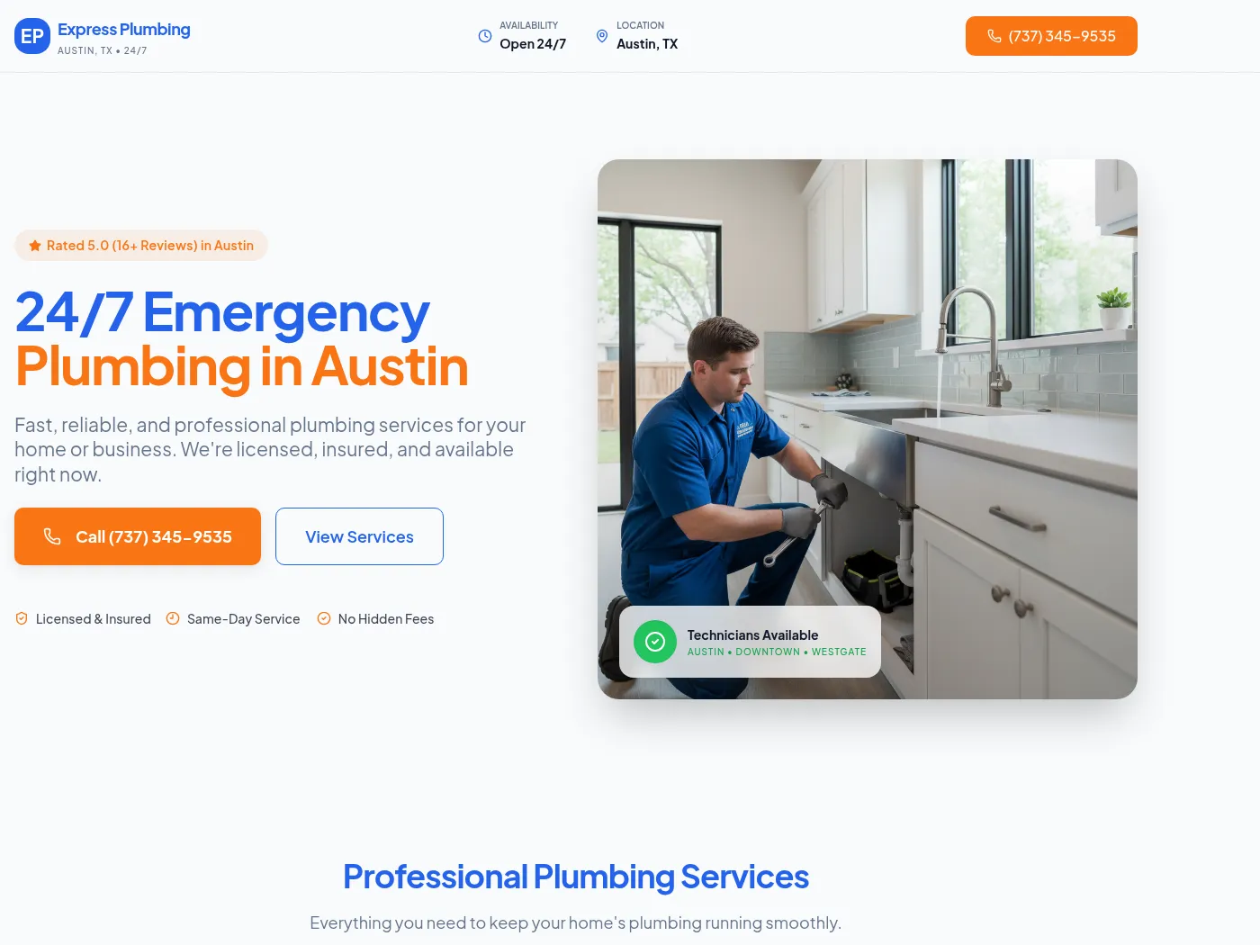 Express Plumbing Site