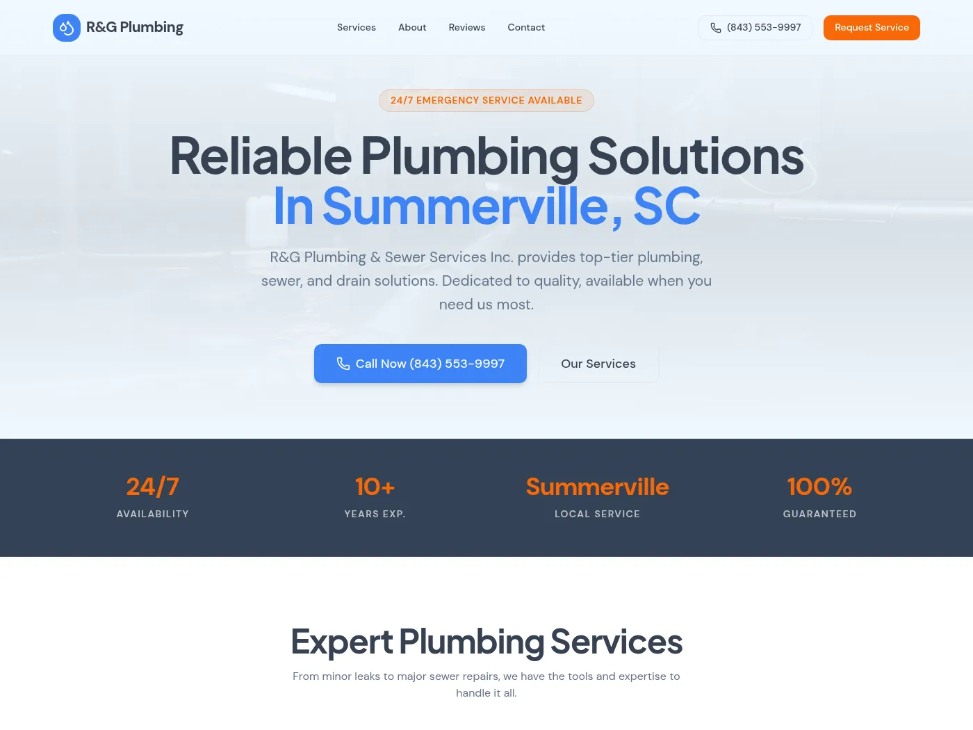 R&G Plumbing Services Site