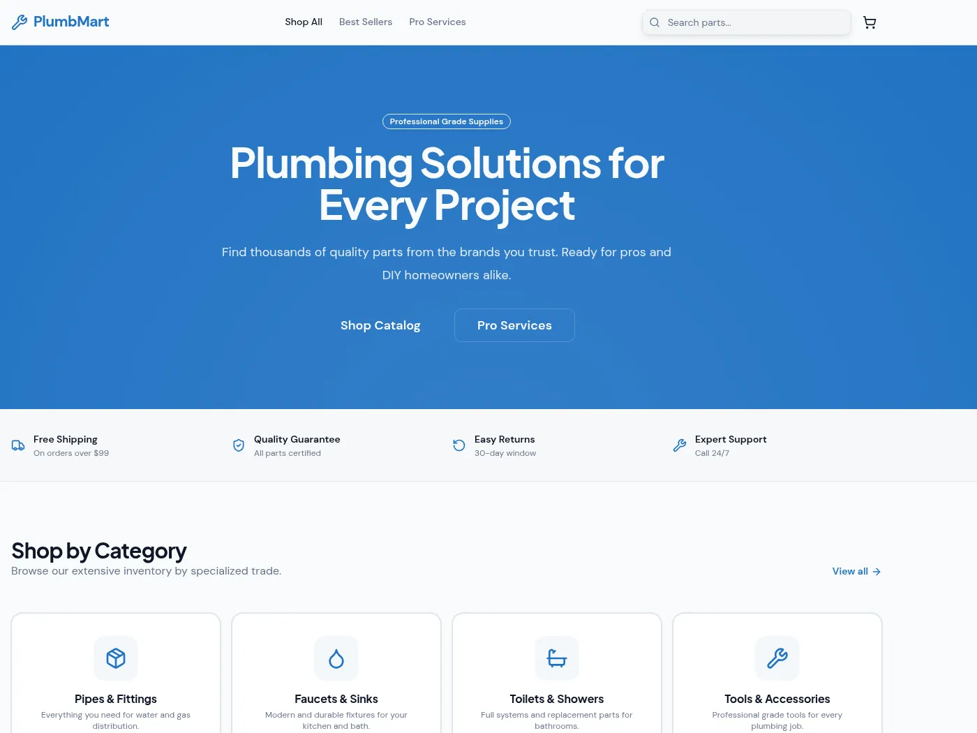 PlumbMart Online Store