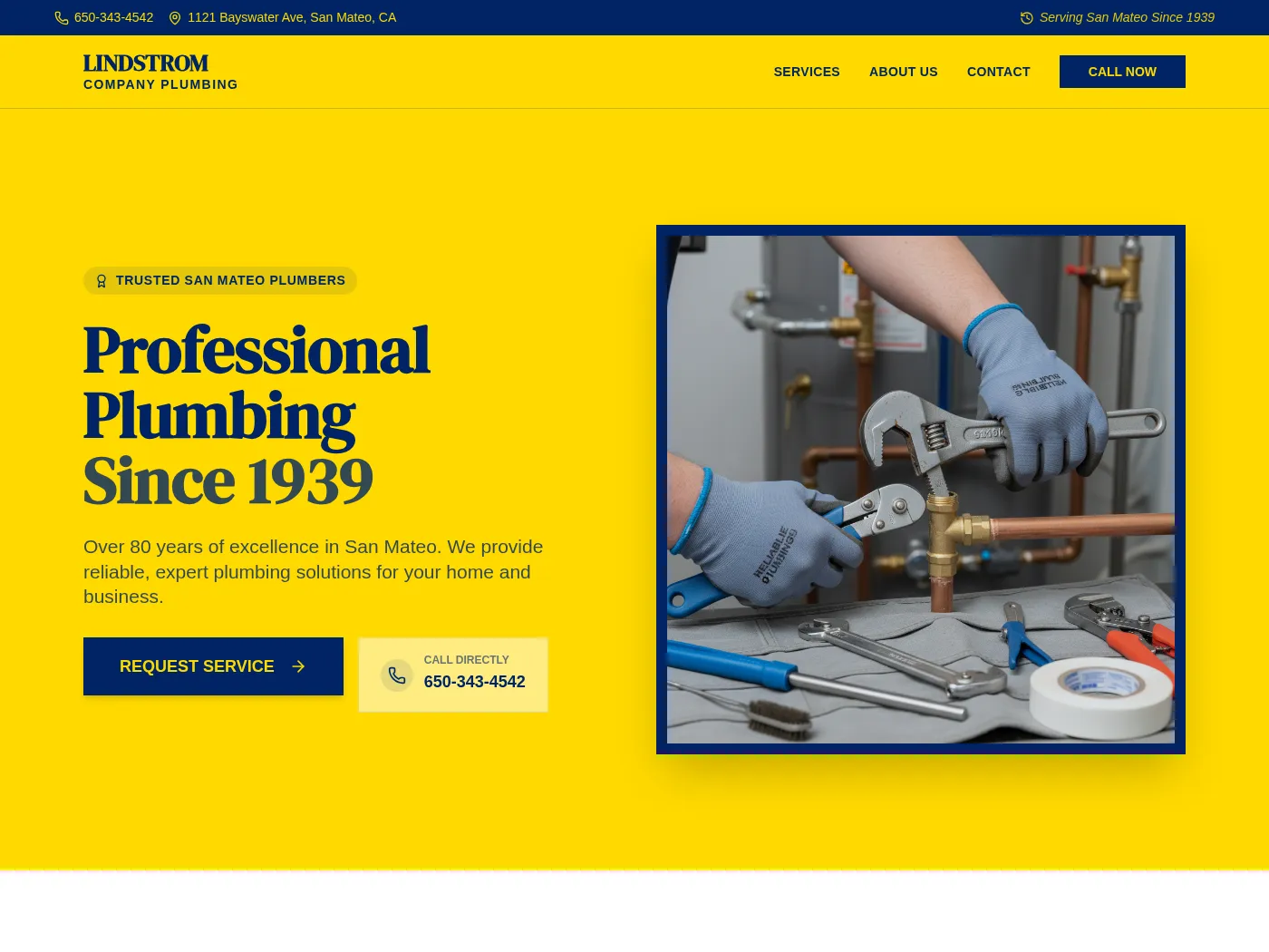 Lindstrom Plumbing Webpage