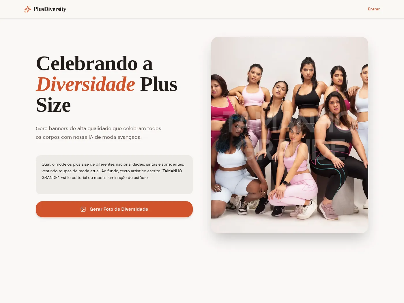 Plus Size Diversity Banner