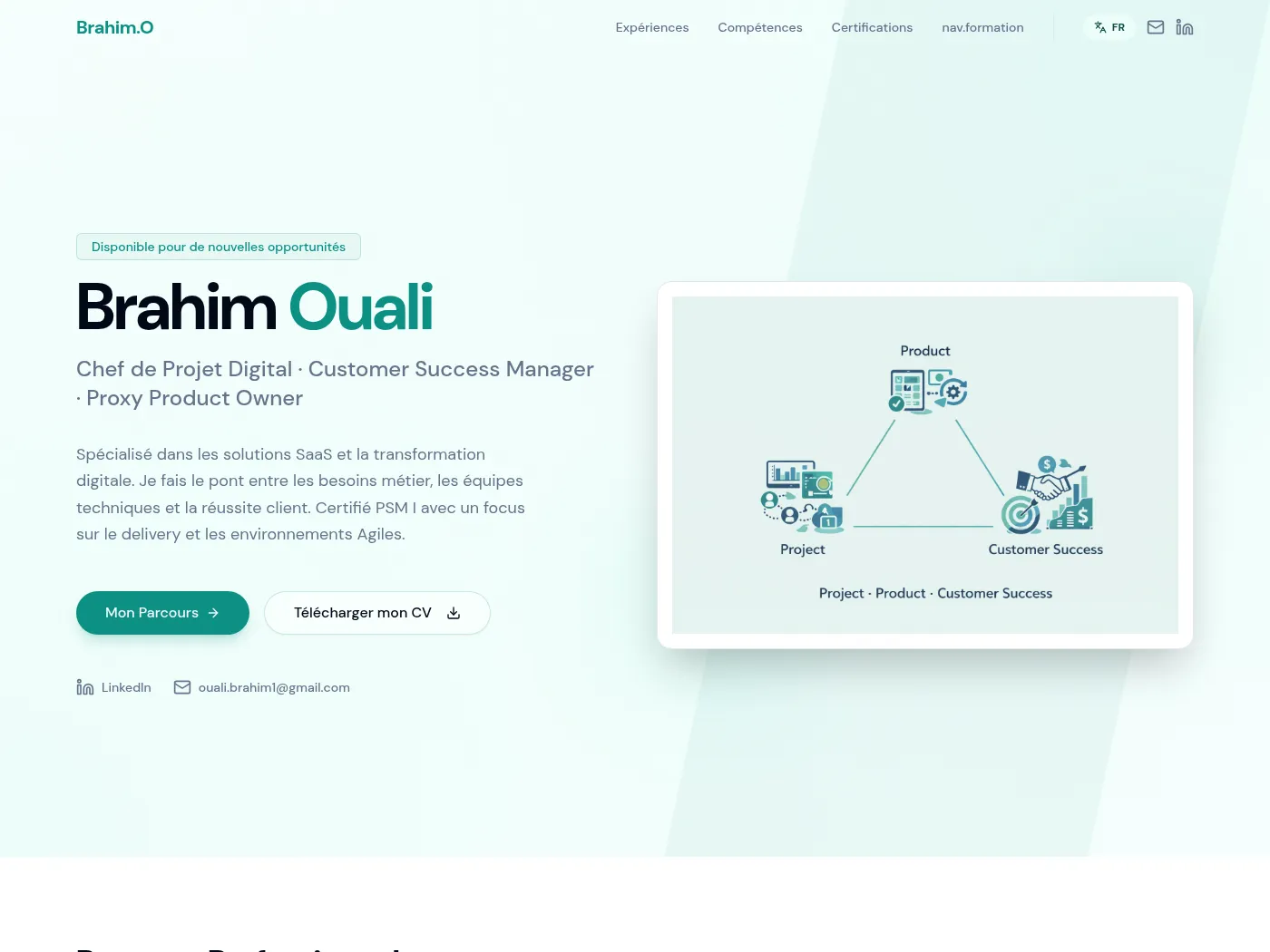 Digital PM Portfolio Site