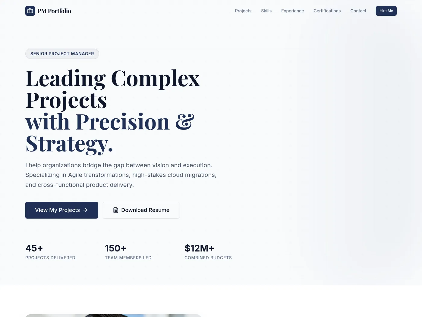 PM Portfolio Pro