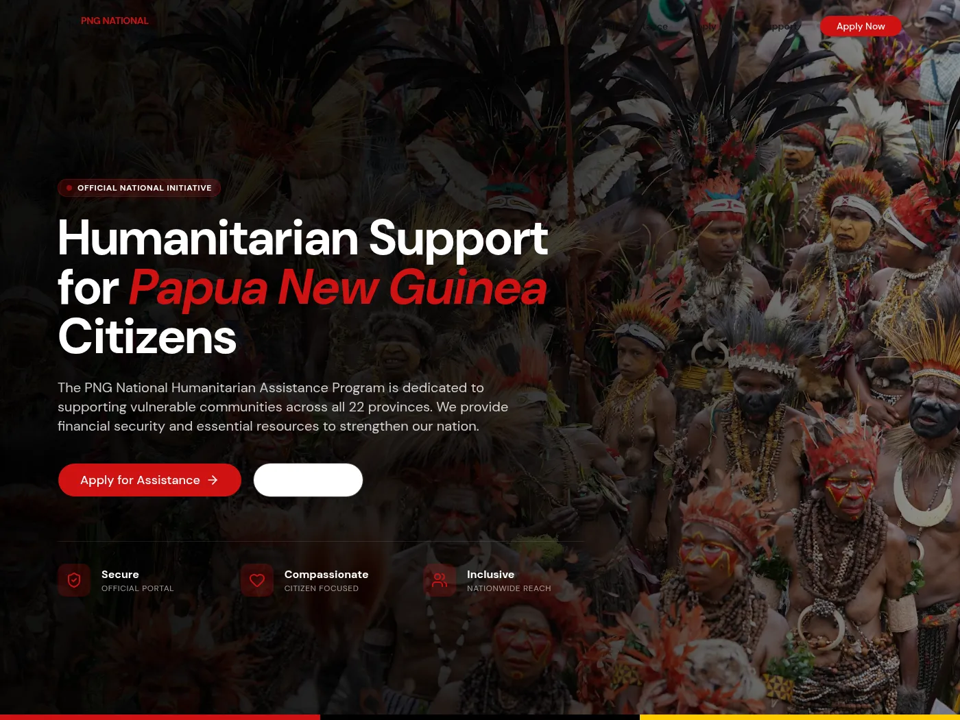 PNG Aid Program Portal