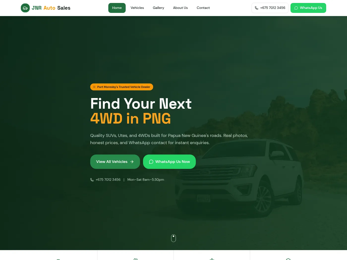 PNG Auto Sales Site