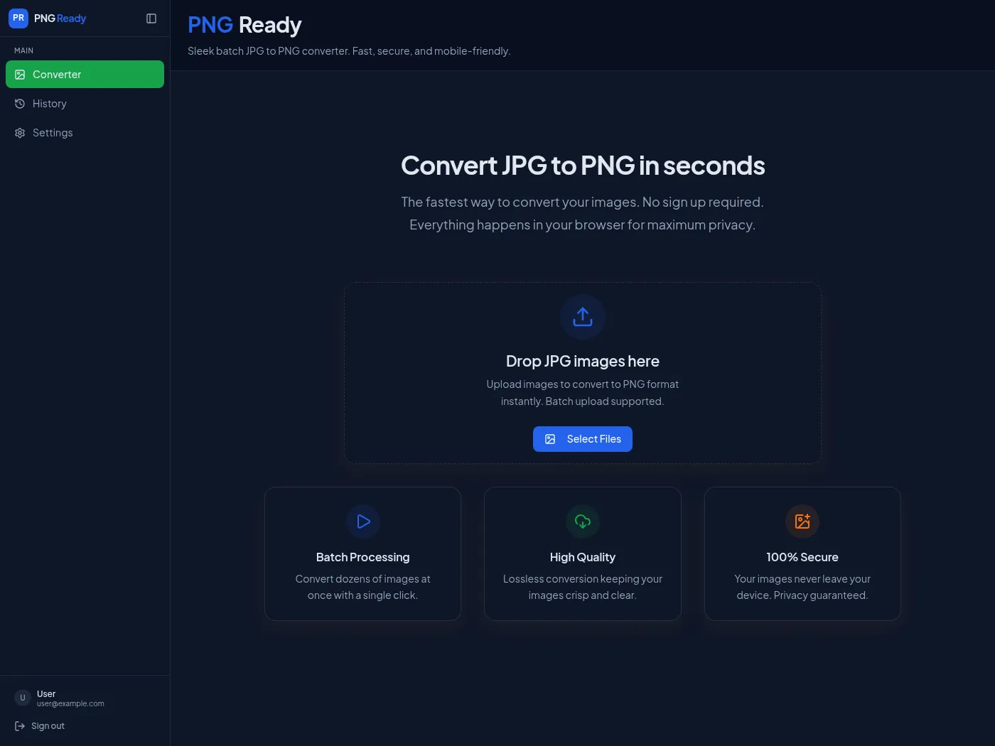 PNG Ready Converter
