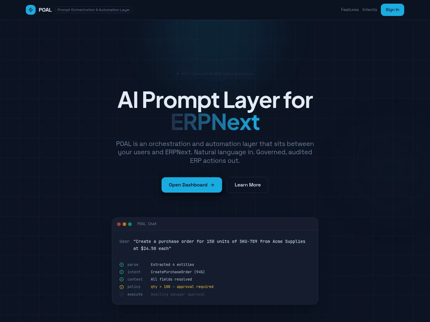 POAL Prompt Automation Layer