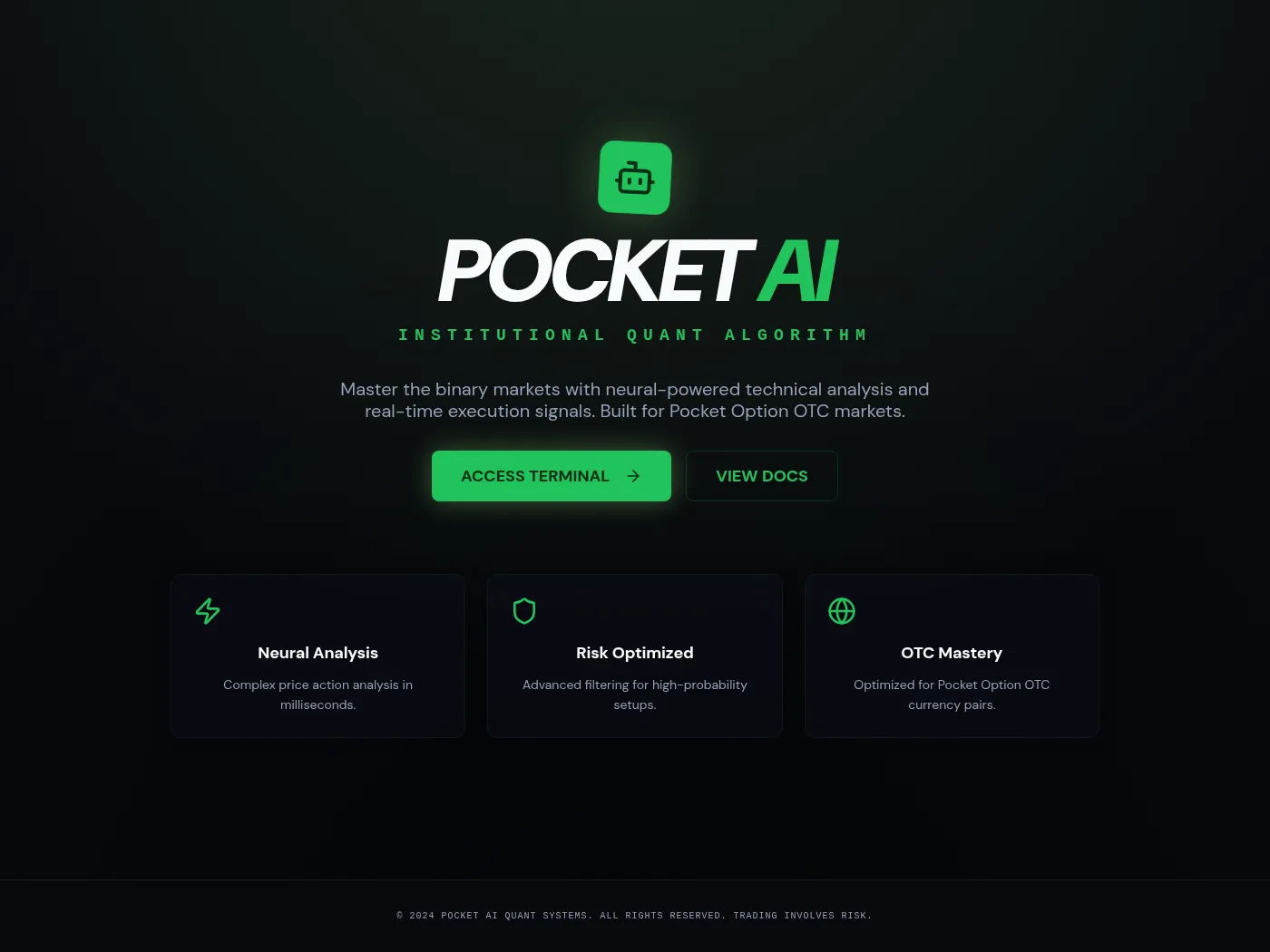 Pocket Option AI Bot