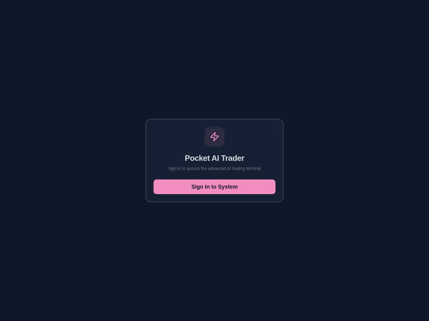 Pocket Option AI Trader
