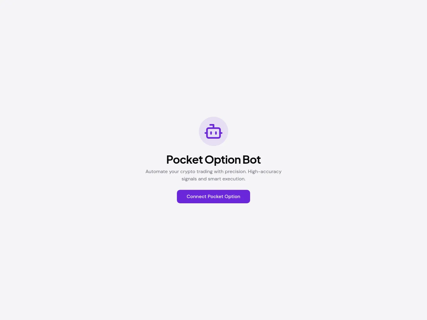 Pocket Option Crypto Bot