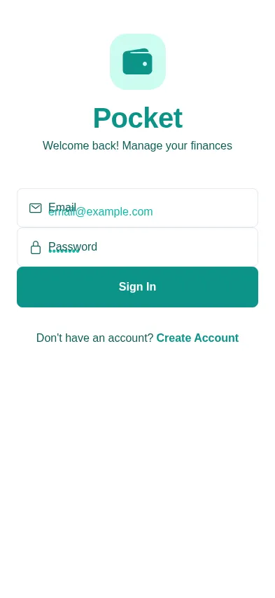 Pocket Finance Tracker