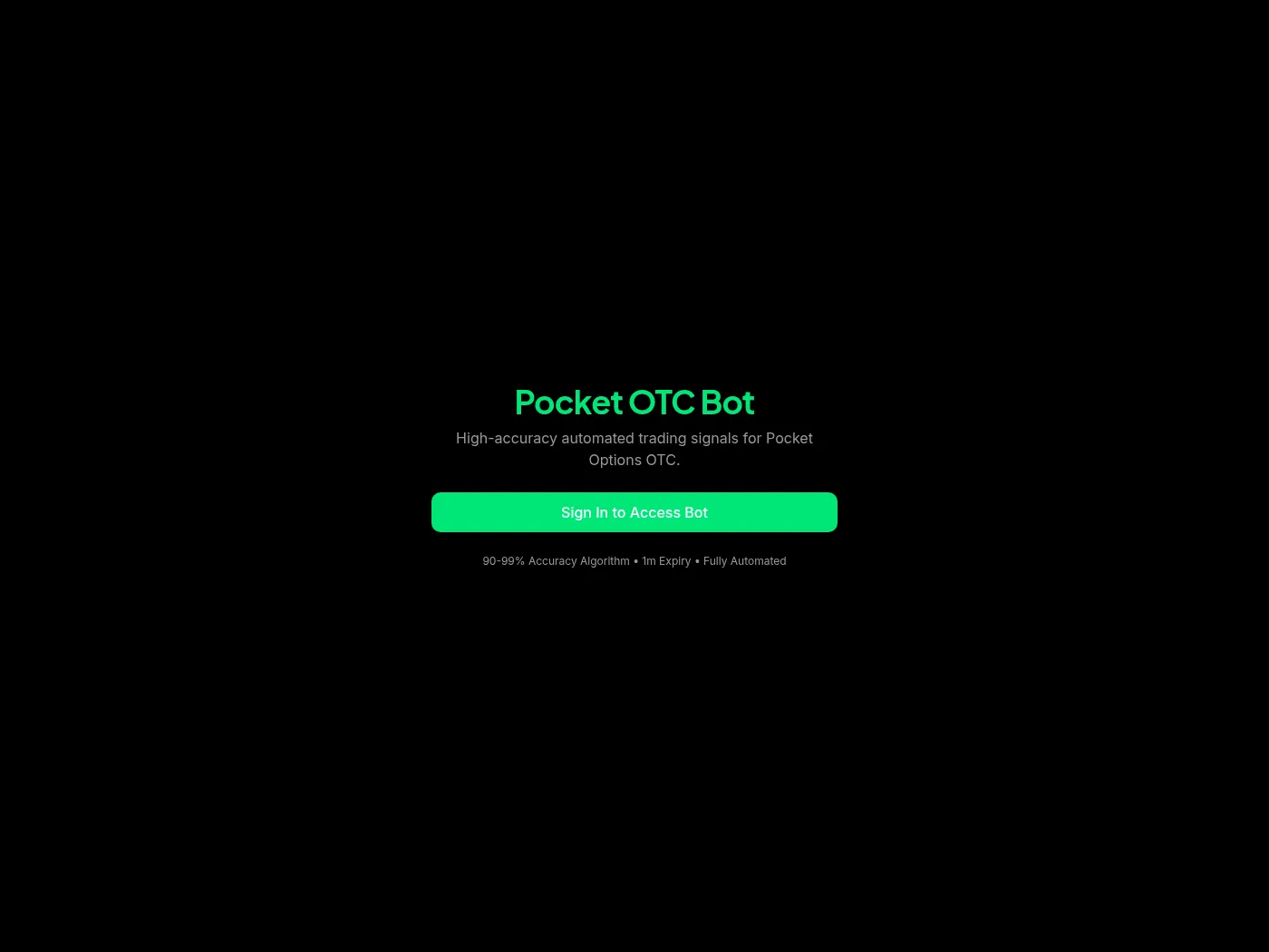 Pocket OTC Signal Bot