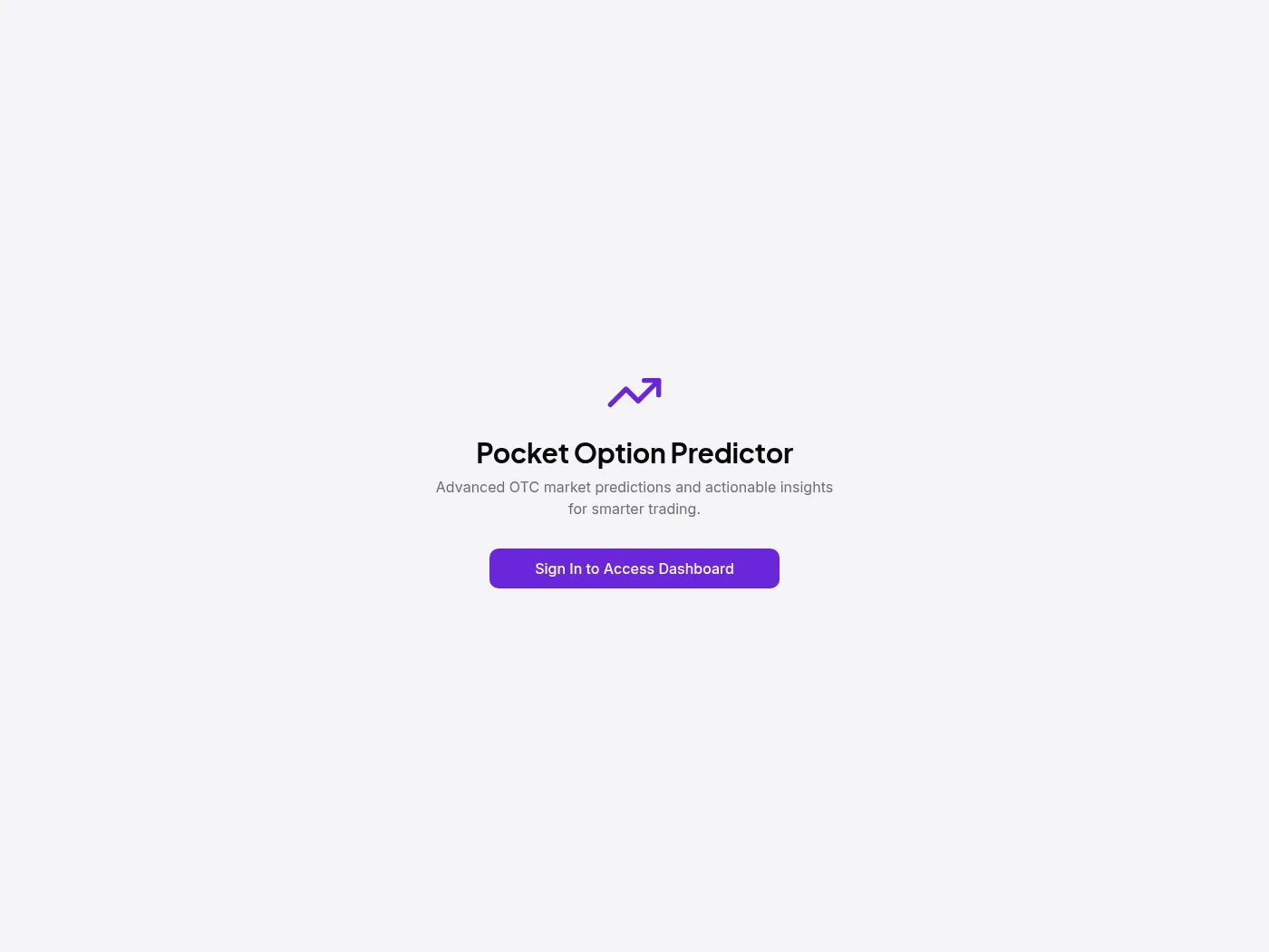 Pocket Option Predictor