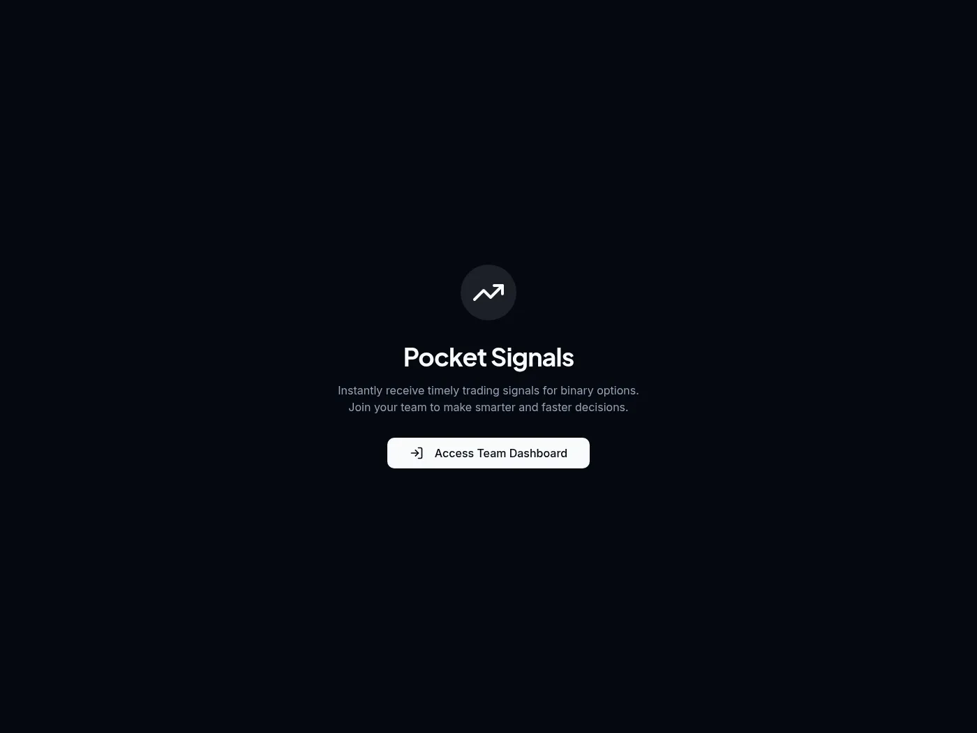 Pocket Trading Signals