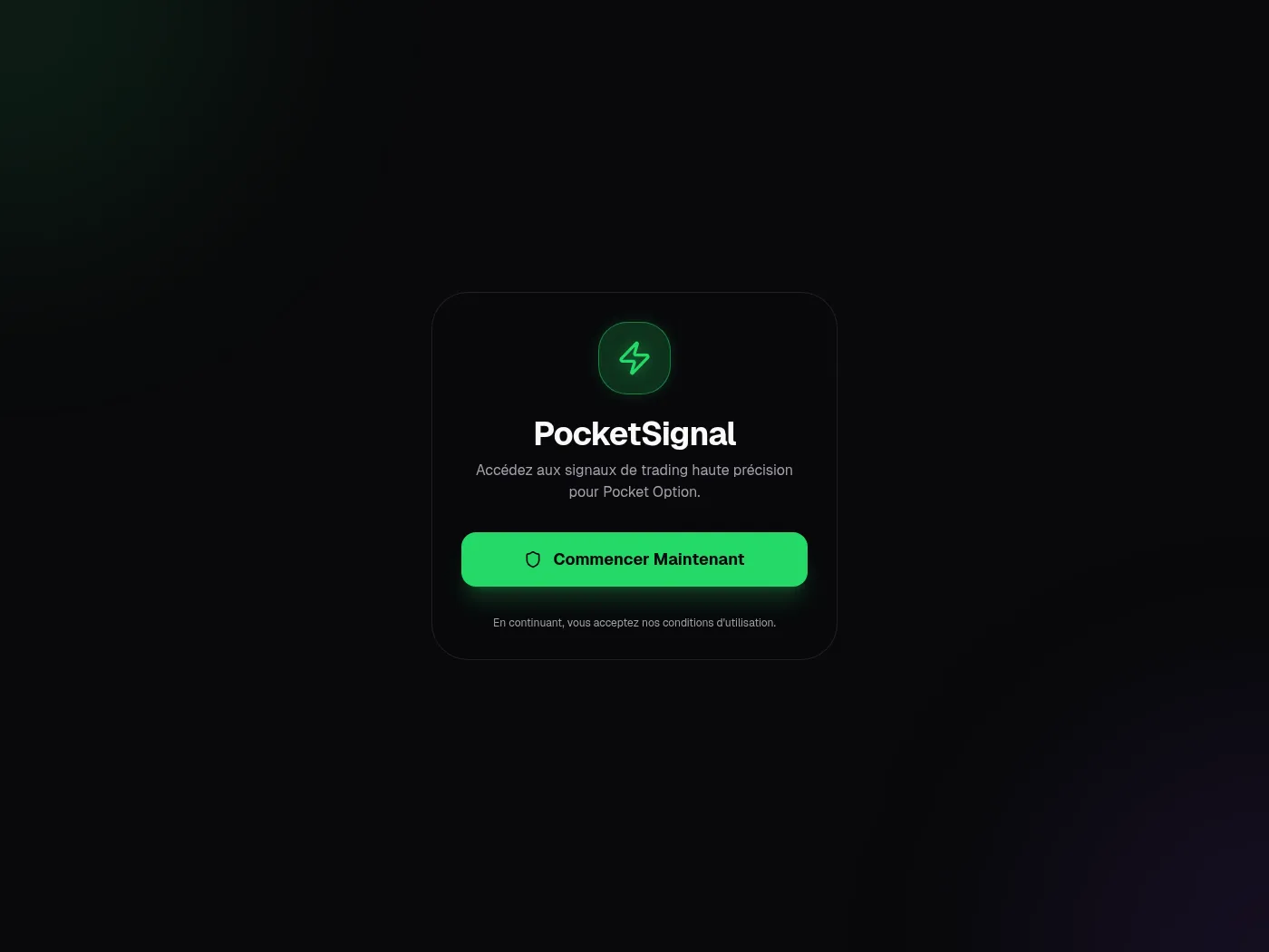 Pocket Option Signal Bot