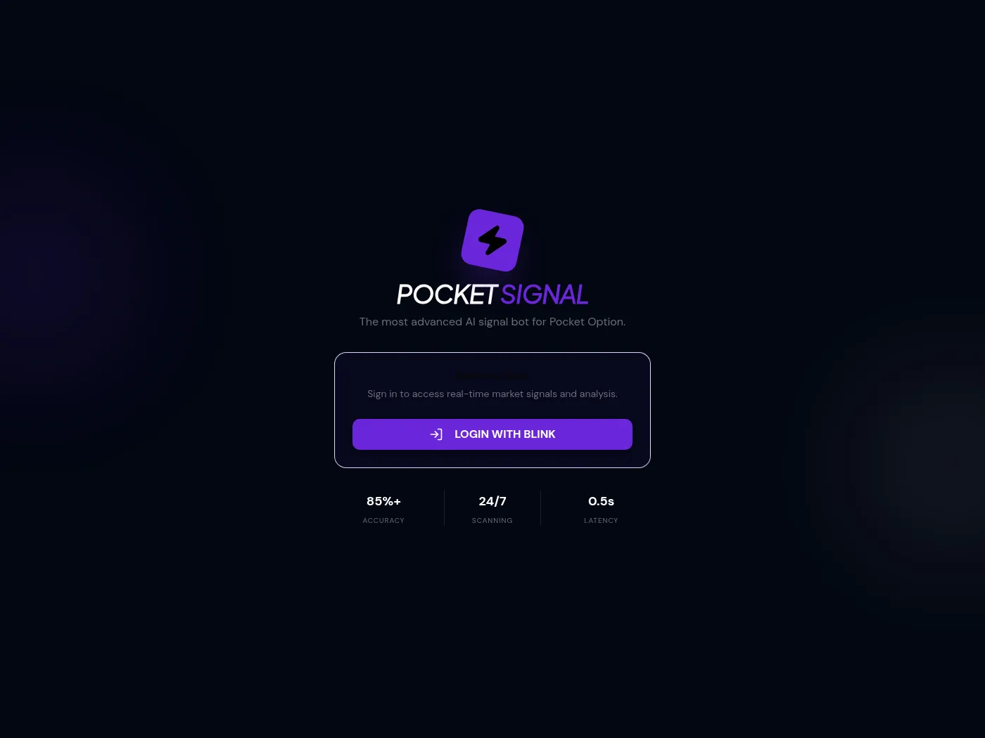 Pocket Option Signal Bot