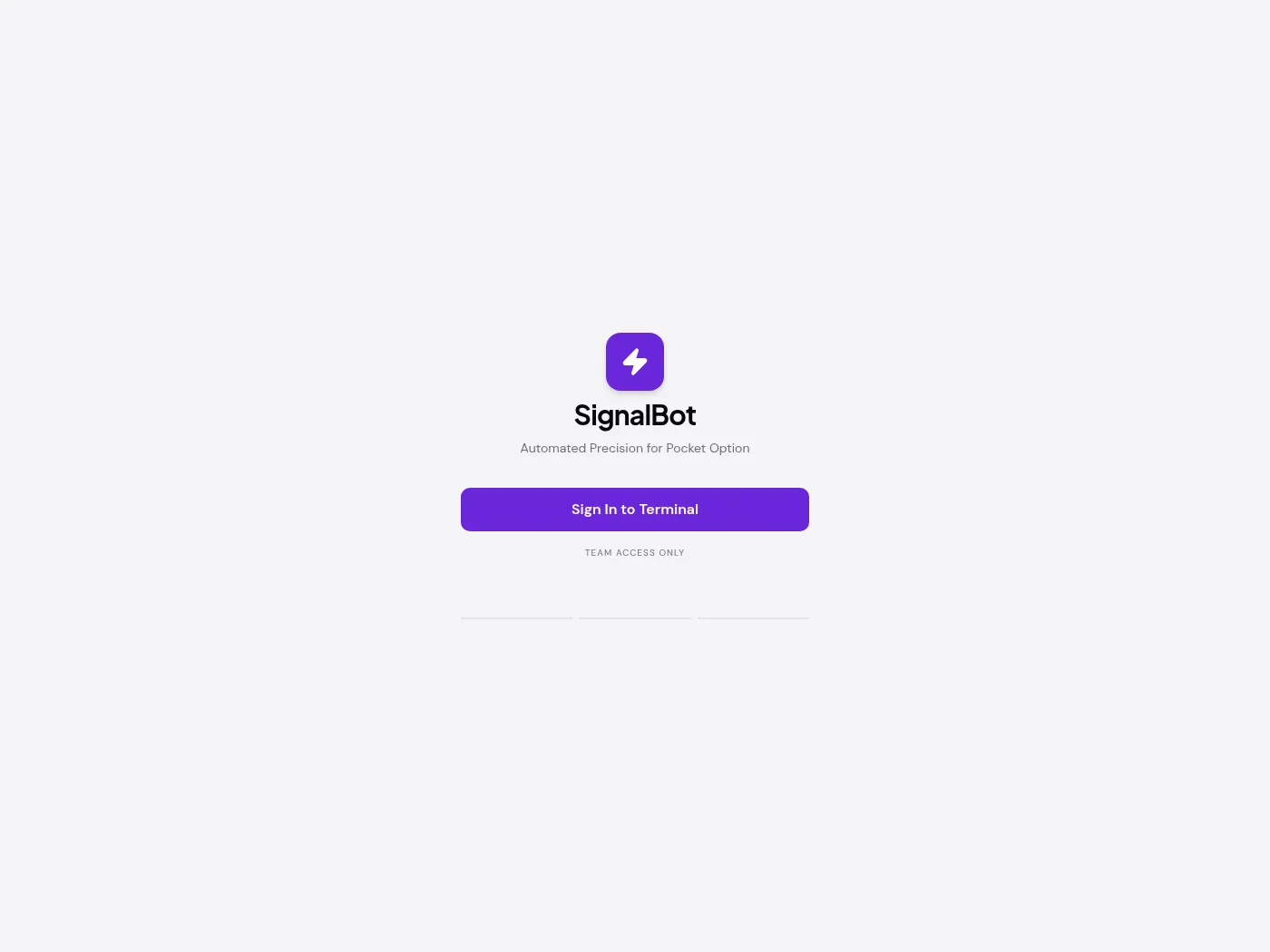 Pocket Option Signal Bot