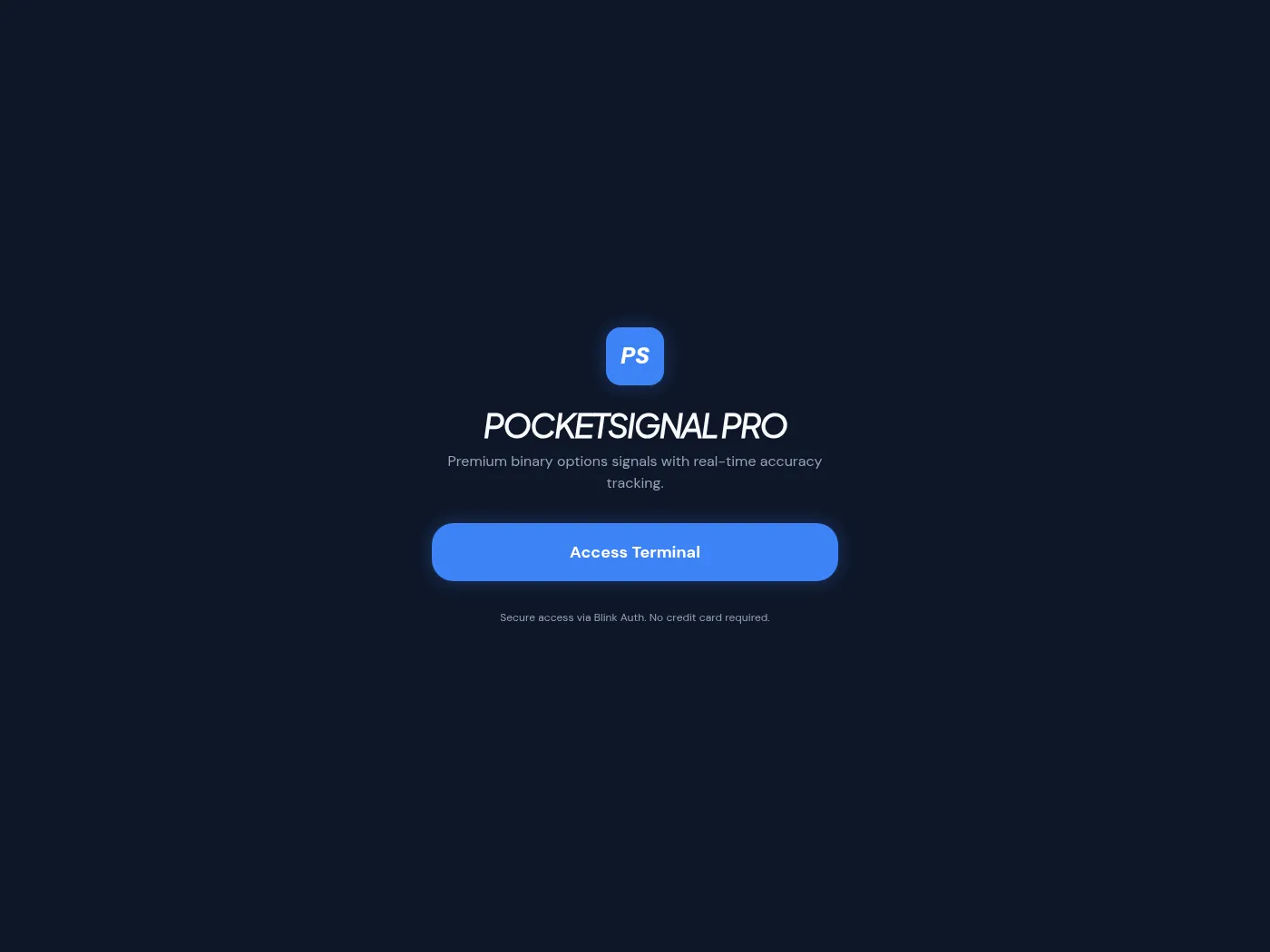 Pocket Option Signal Bot