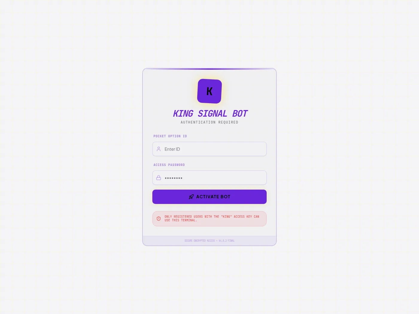 Pocket Option Signal Bot