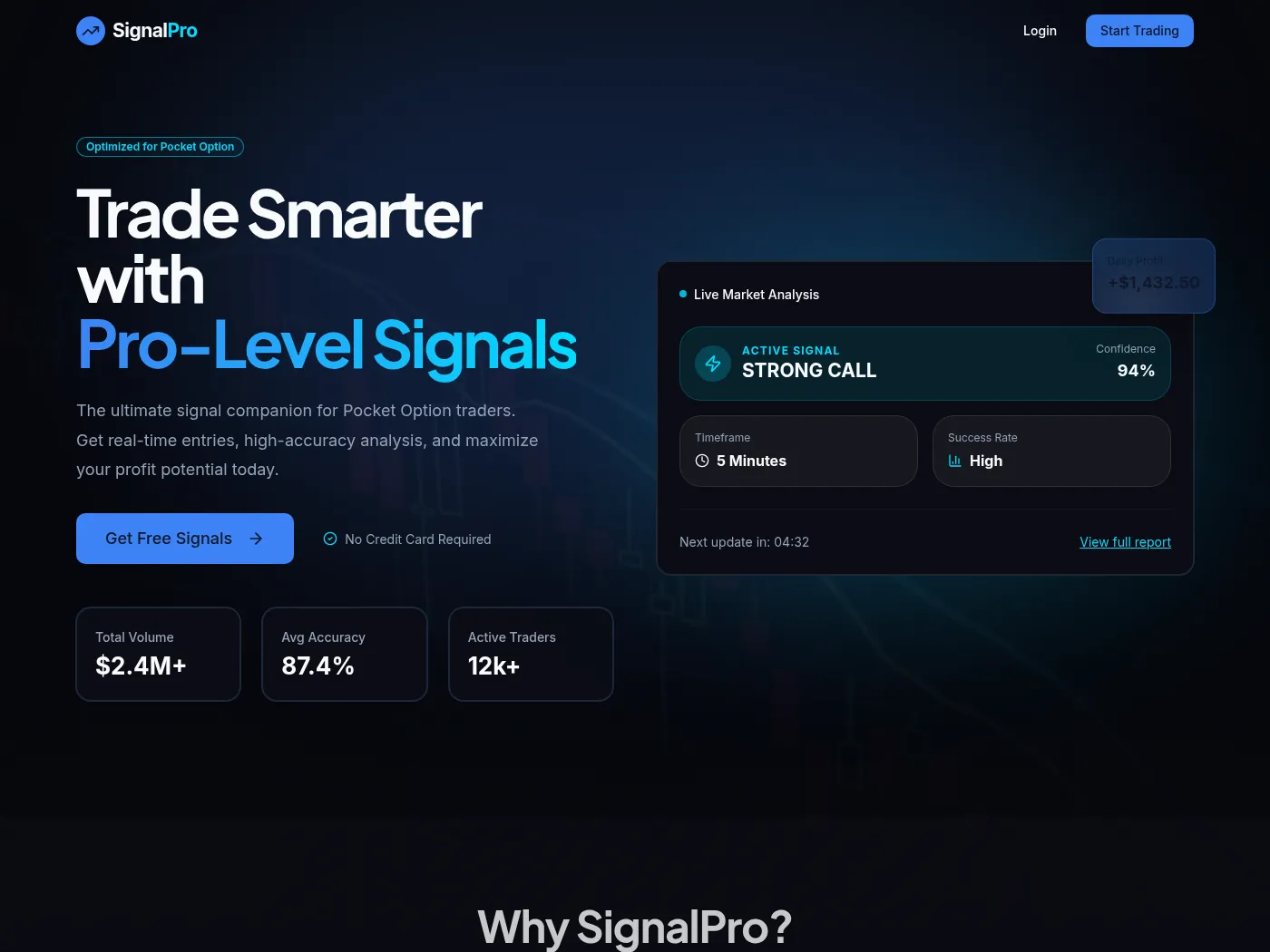 SignalPro Pocket Broker
