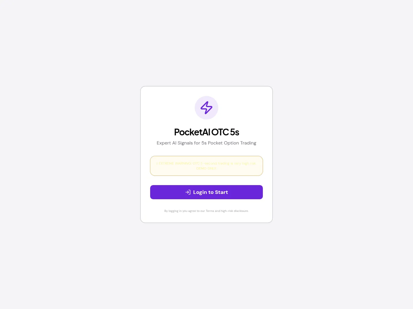 PocketAI OTC 5s Bot