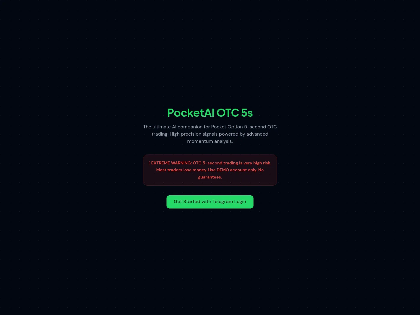 PocketAI OTC 5s Bot