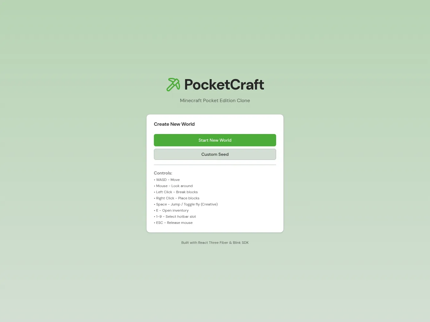 PocketCraft Clone